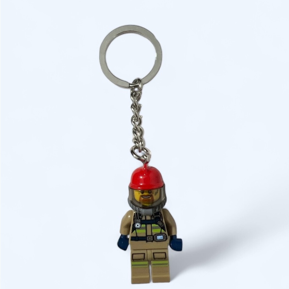 Lego City Keychain Fire Fighter - Gem